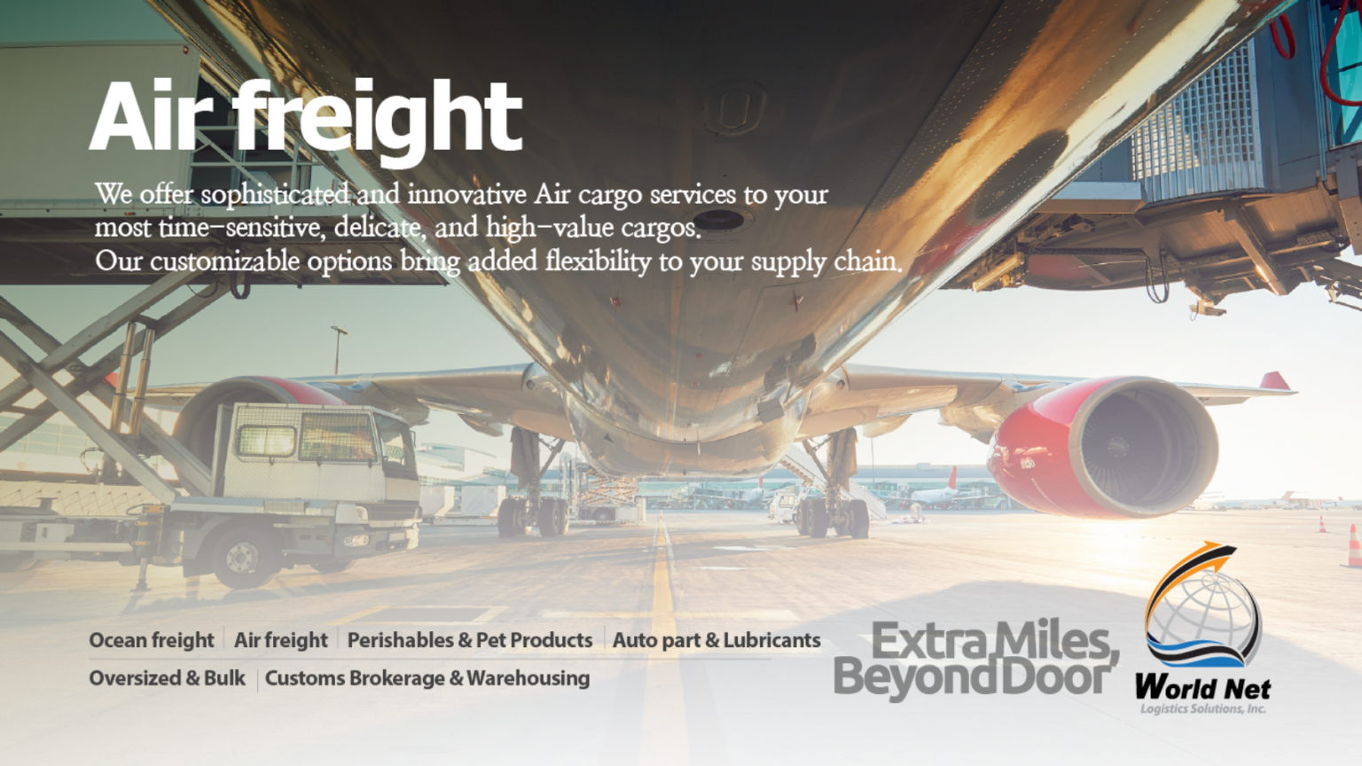 Air Freight – World Net Logistics Solutions, Inc.